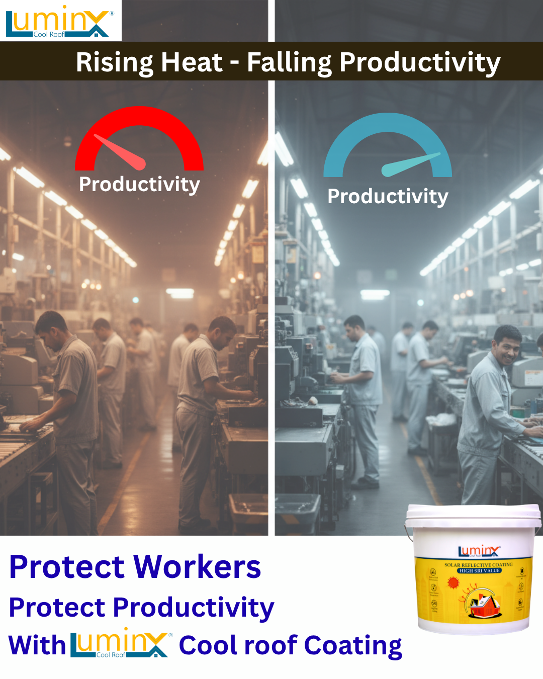 Increasing operational efficiency of factories using LuminX