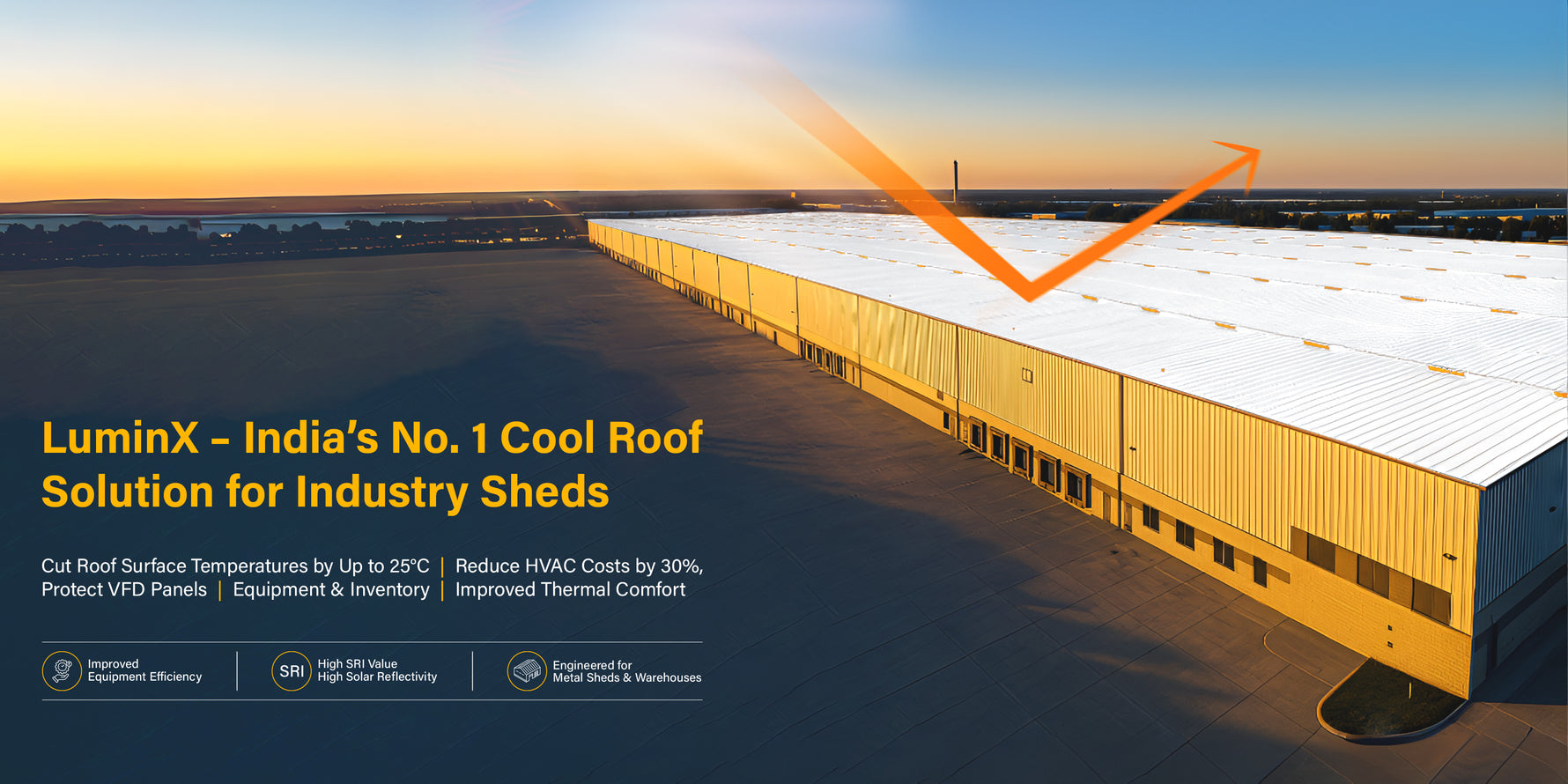 LuminX High SRI Solar Reflective Cool Roof Coatings, Roof Cool Paint